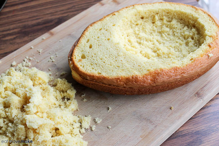 Deviled Egg Pudding Cake - Yep, A Cake That Looks Like a Deviled Egg