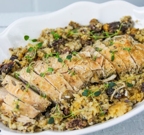 Slow Cooker Turkey Tenderloin with Maple Glaze and Wild Rice