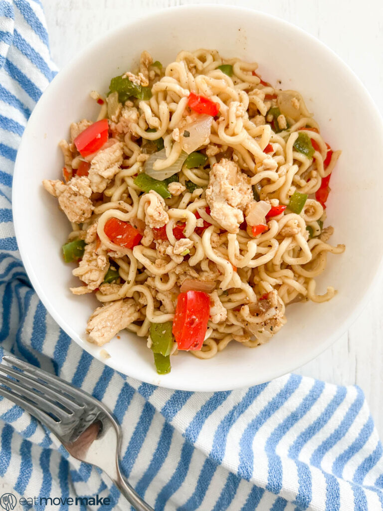 Ramen Noodle Skillet With Ground Turkey Eat Move Make